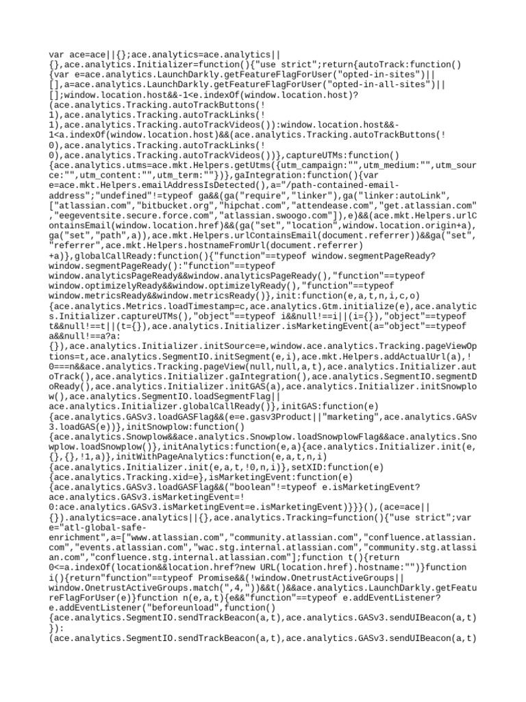 Ace Analytics Initialization Script | PDF | Software Development | Cyberspace
