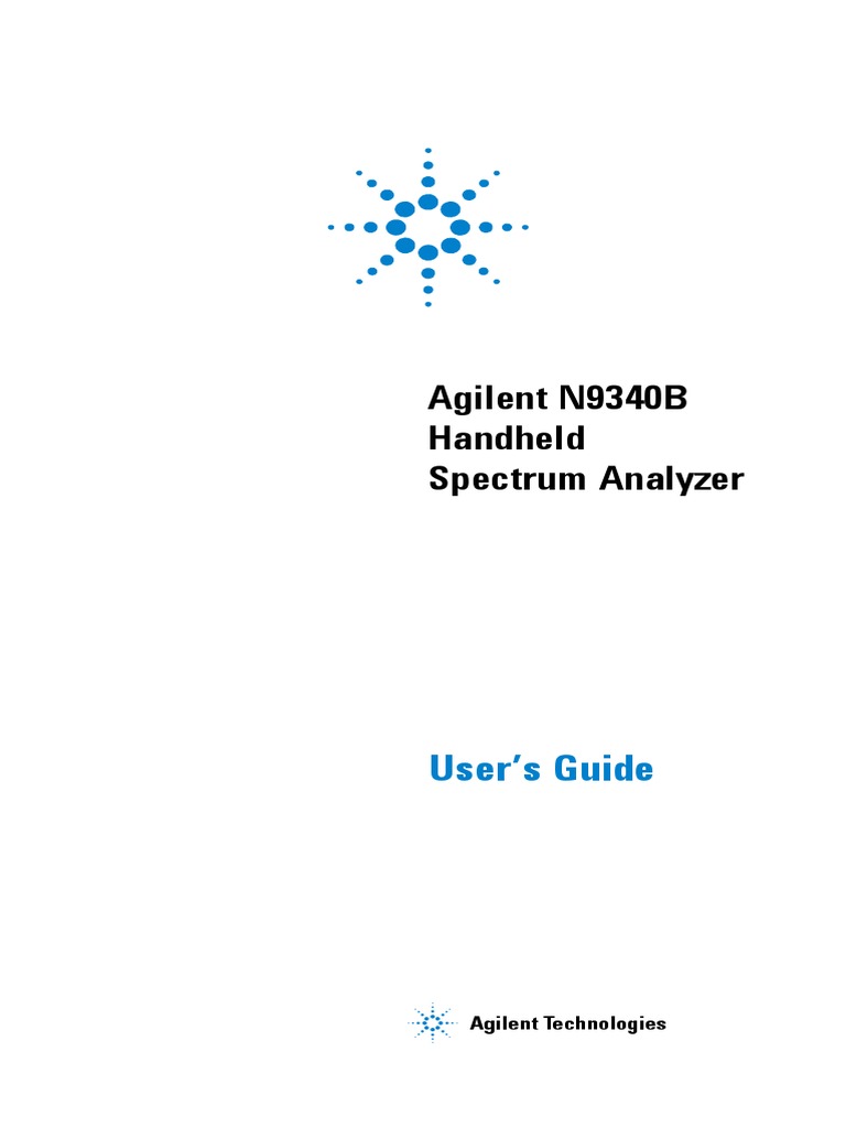 Agilent N9340B Manual | PDF | Electrostatic Discharge | Ac Power Plugs And Sockets