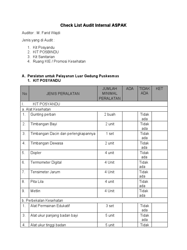 ASPAK Wajib Posyandu | PDF