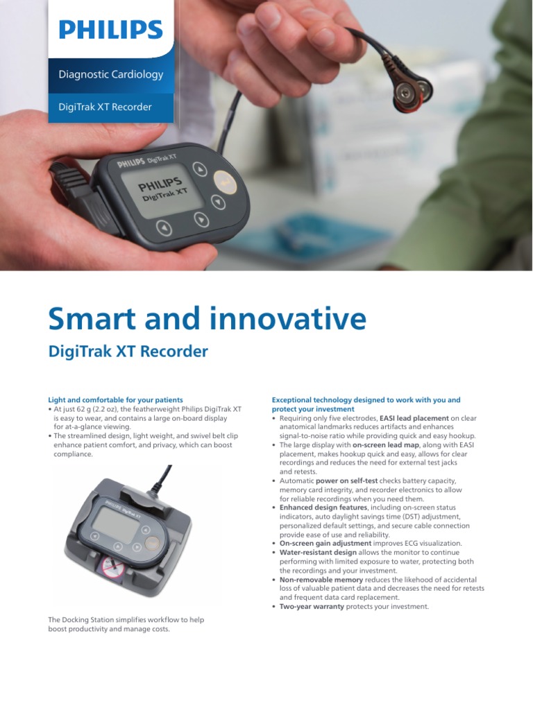 Philips Holter | PDF | Electrocardiography | Artificial Cardiac Pacemaker