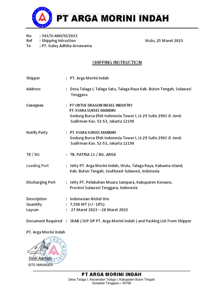 Revisi Si Ami 343 Bg. Argo | PDF