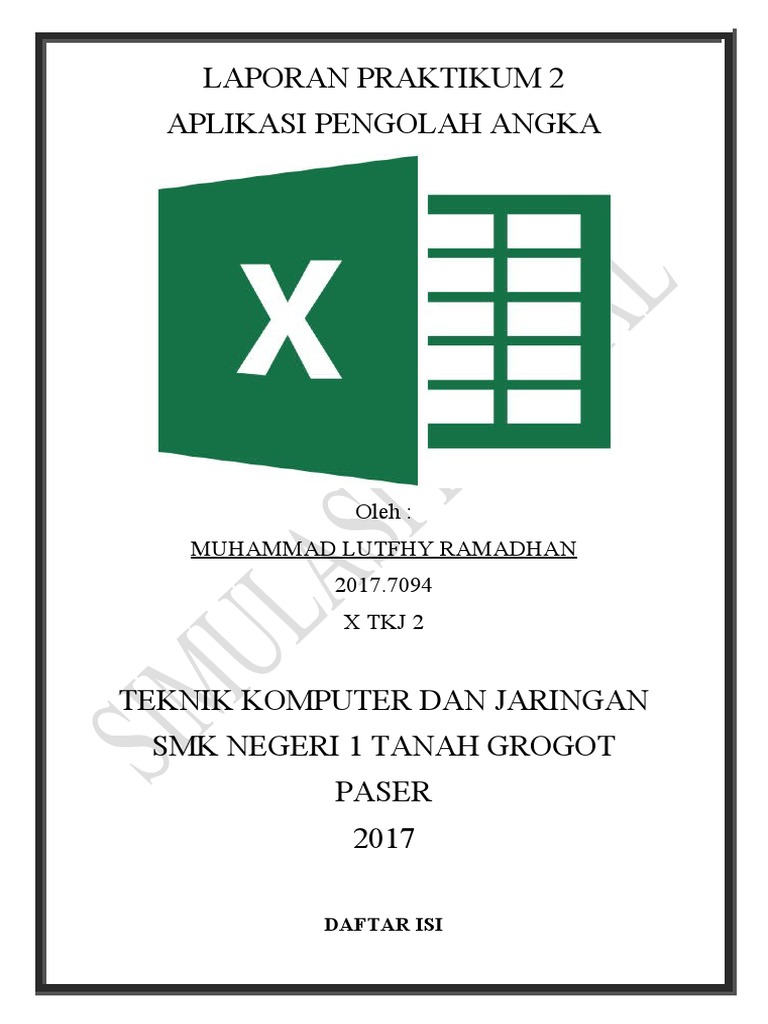Laporan Praktikum 2 Simdig Excel | PDF