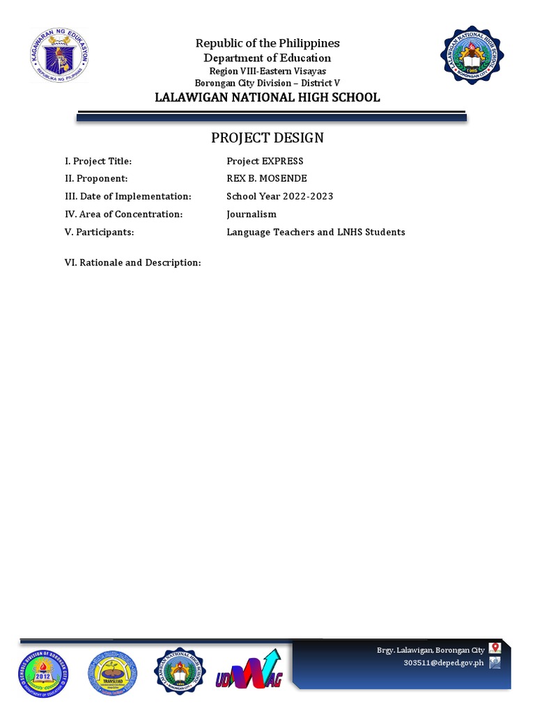 Project Design | PDF