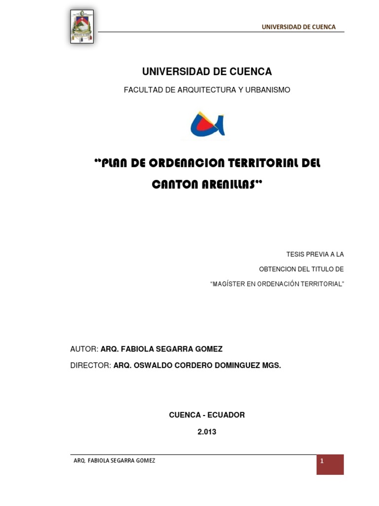 Plan de Ordenacion Territorial Del Canton Arenillas | PDF | Clima ...
