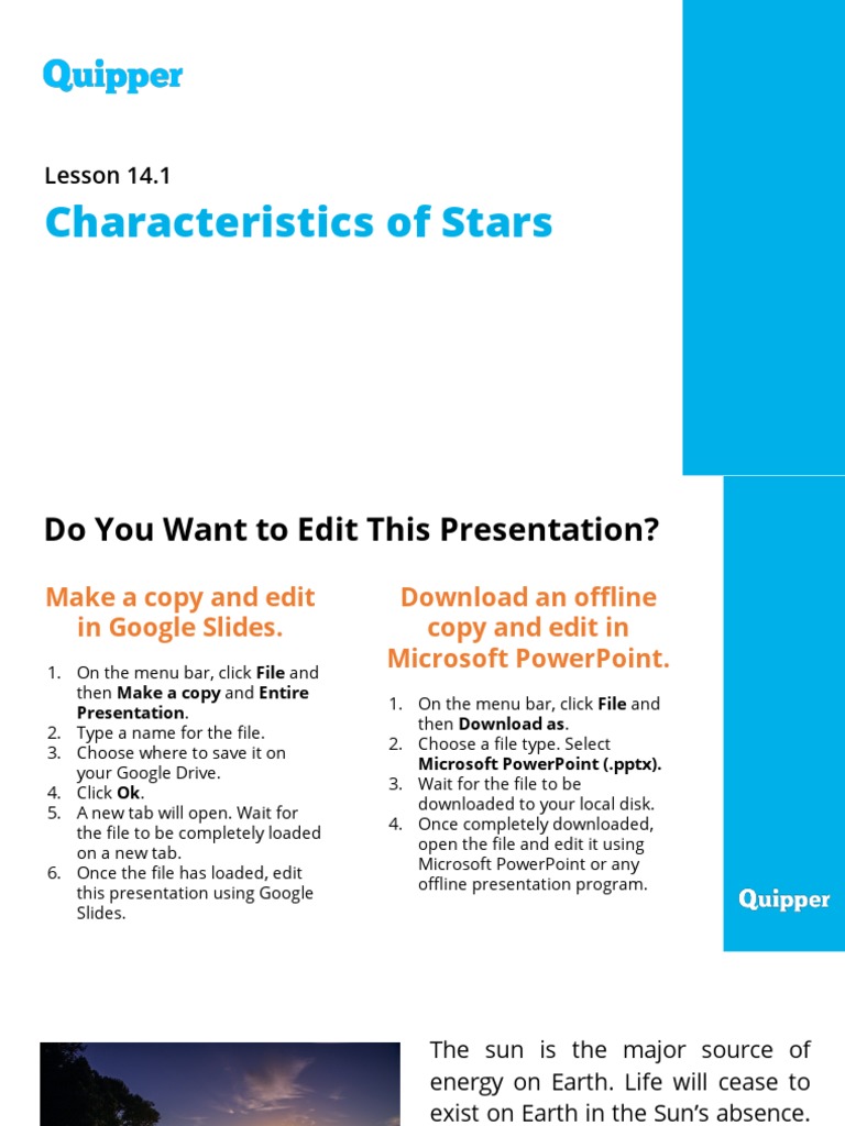 Characteristics of Stars: Lesson 14.1 | PDF | Stars | Apparent Magnitude