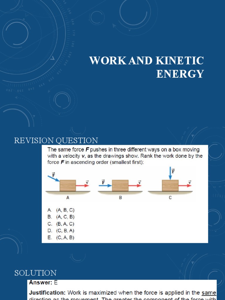 Physics Work & Energy Problems | PDF | Science & Mathematics | Technology & Engineering