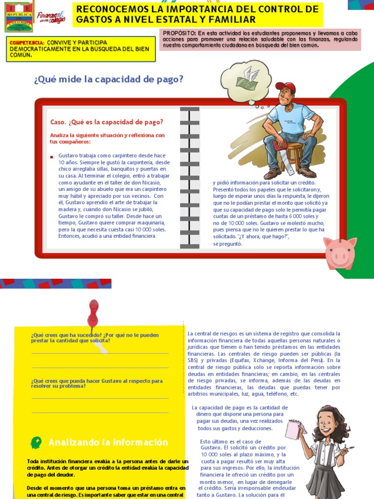 Sesion 2-Eda 8 | PDF | Crédito | Finanzas y administración del dinero