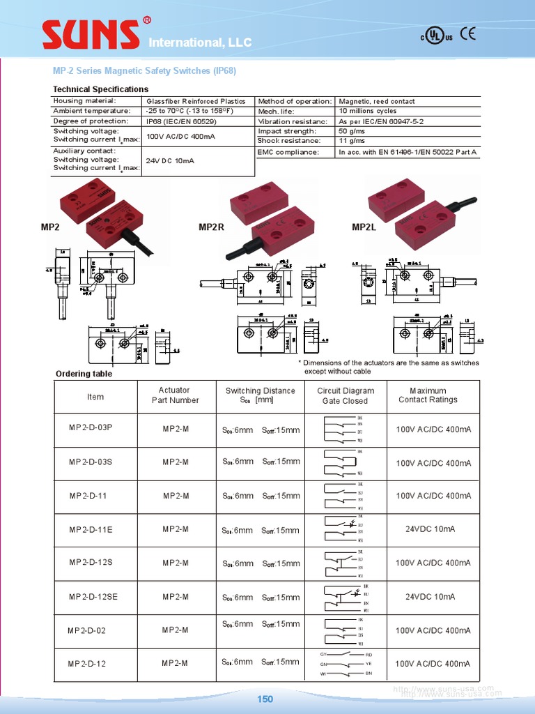 Suns MP2-D-02 | PDF | Electrical Engineering | Equipment
