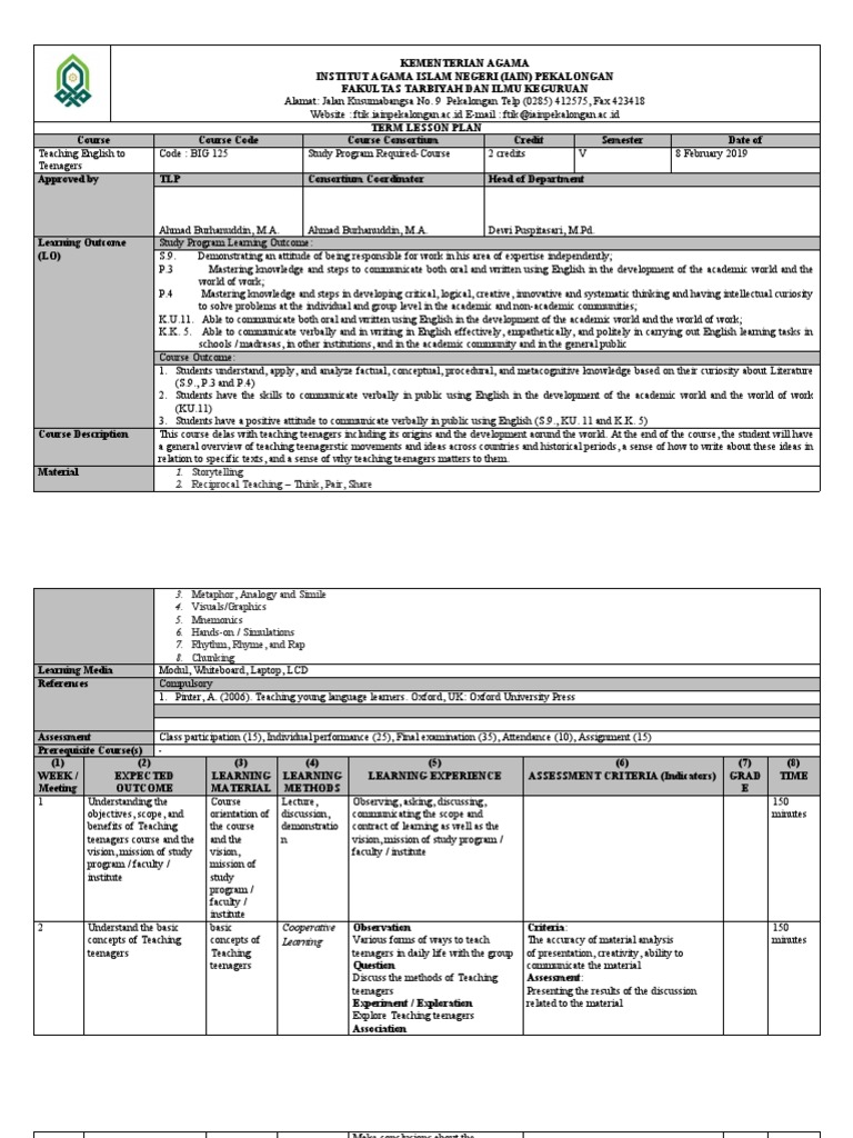 RPS - Teaching English For Teenagers | PDF | Learning | Fluency