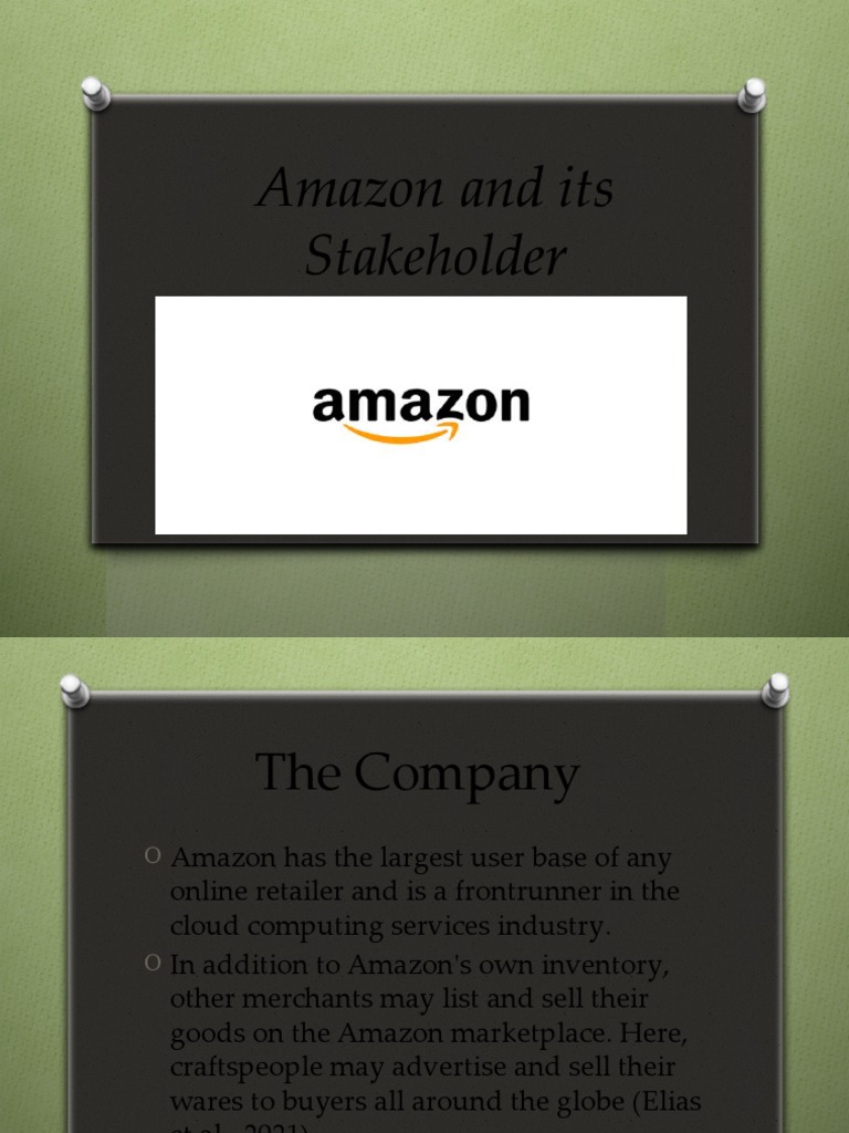 Amazon and Its Stakeholder | PDF | Board Of Directors | Employment