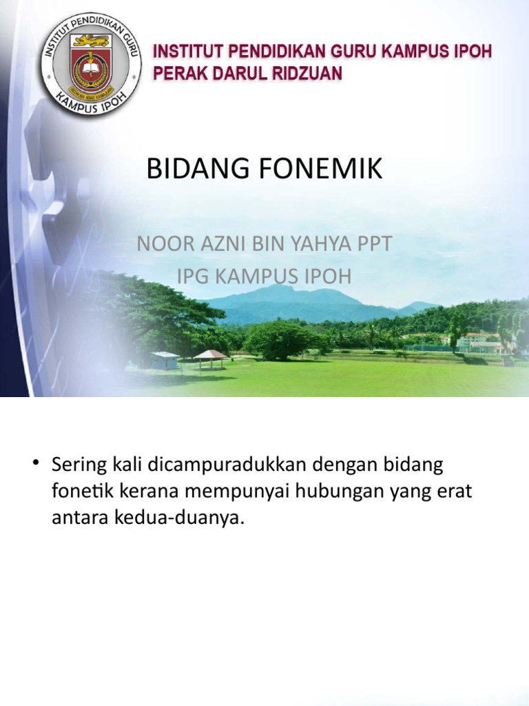 Bidang Fonemik (Lec) | PDF