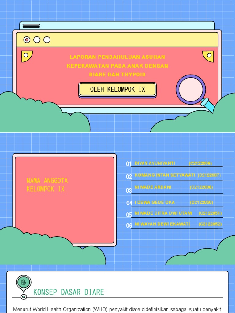 LP Diare Pada Anak KLP Ix | PDF