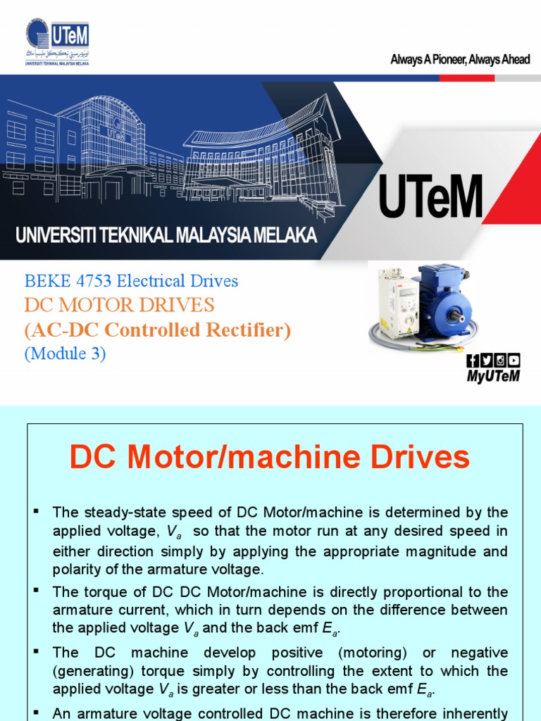 DC Motor Drives (AC-DC Controlled Rectifier) | PDF | Rectifier ...