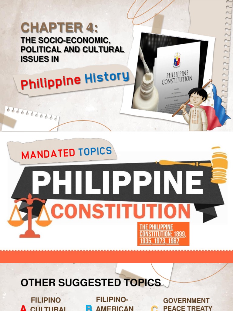 Chapter 4-Philippine Constitution (Edited) | PDF | Constitution | Governance