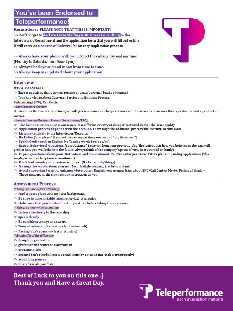 Read Me First | PDF | Outsourcing | Recruitment