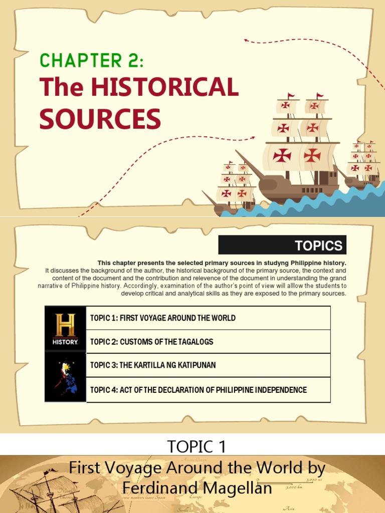 CHAPTER 2 - Historical Sources (Voyage Magellan | PDF