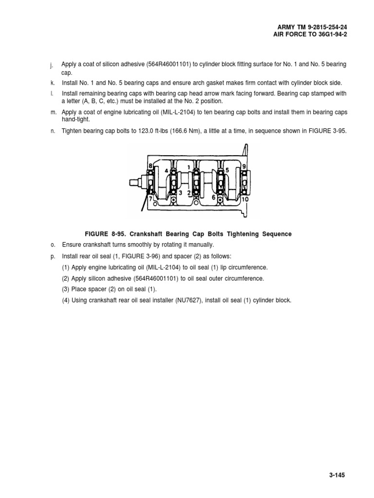 Isuzu C240 Engine Torque Specifications | PDF