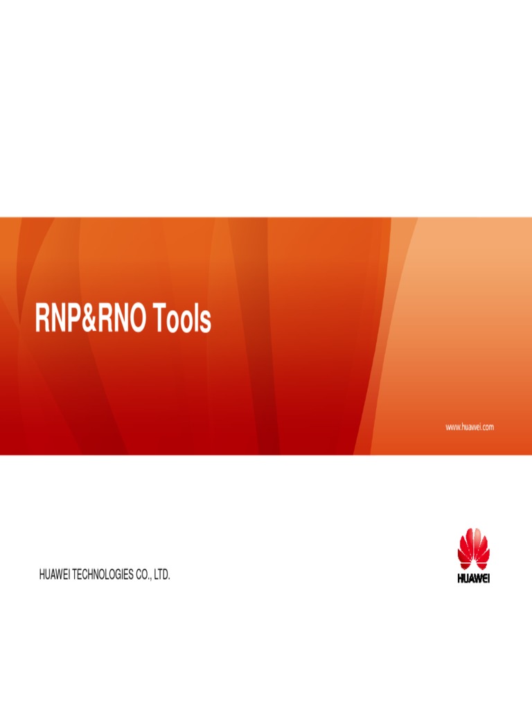 RNP RNO Tools Introduction | PDF | Geographic Information System | Wi Fi