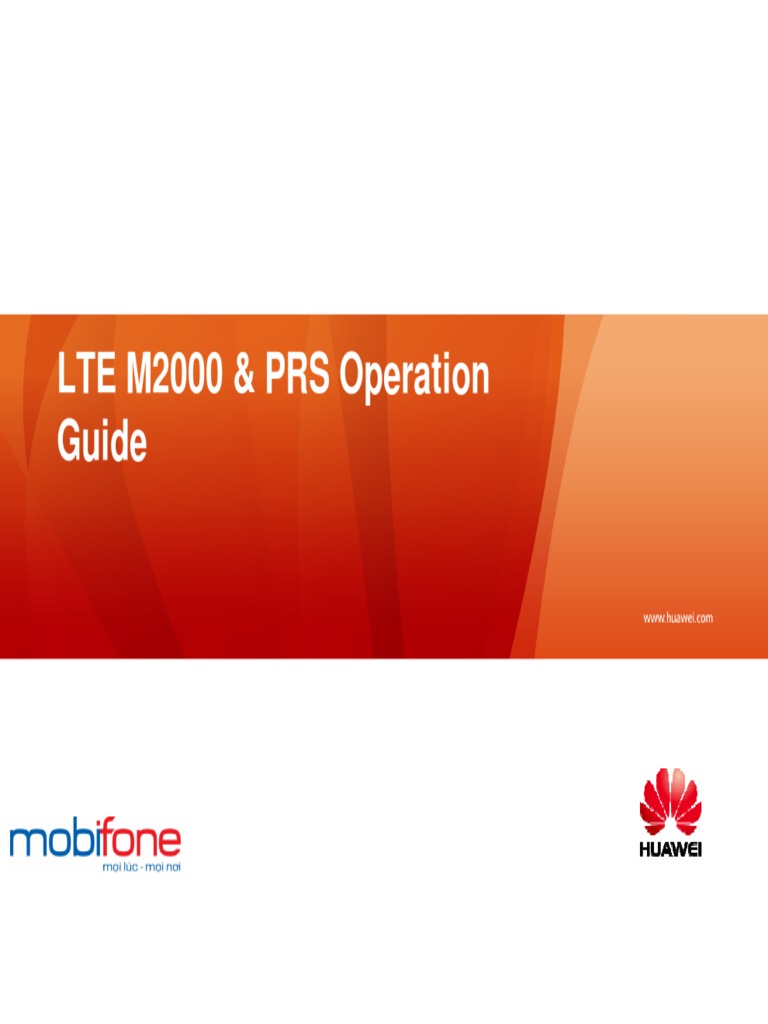 U2000 & PRS Operation Introduce V1.0 | PDF | Telecommunications ...