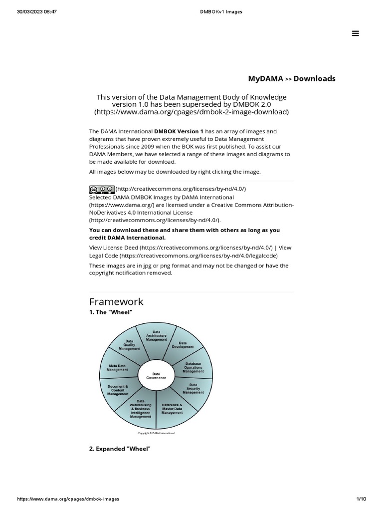 DMBOKv1 Images | PDF | Data | Information Science