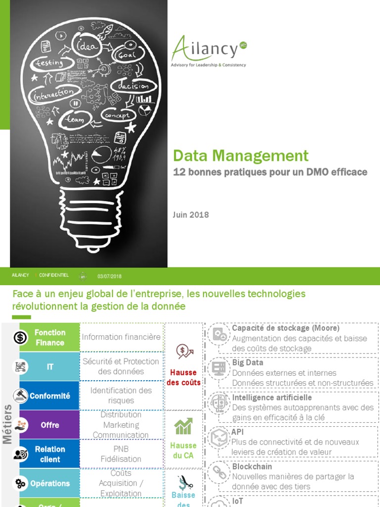12 Bonnes Pratiques Pour Un DMO Efficace | Download Free PDF | Données | Gouvernance
