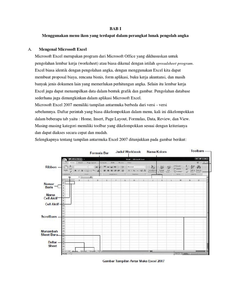 Panduan Dasar Microsoft Excel | PDF