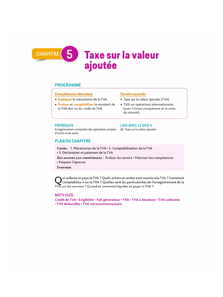 DCG 9 Chapitre5 | PDF