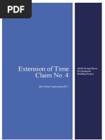 EoT Claim Template For Contractors | PDF | Business