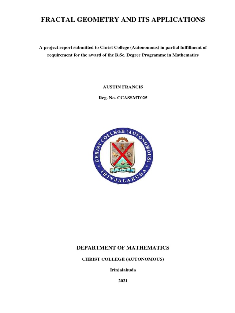 Fractal Geometry Applications | Download Free PDF | Fractal | Pattern