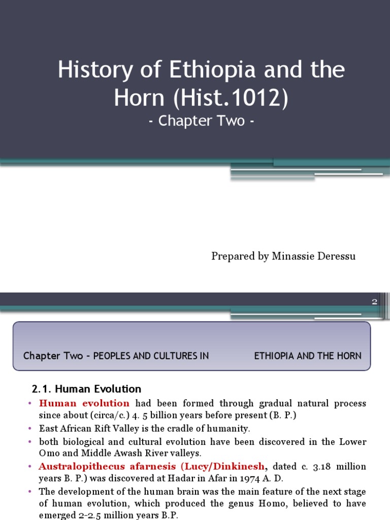 Chap. Two - History of Ethiopia and The Horn | PDF