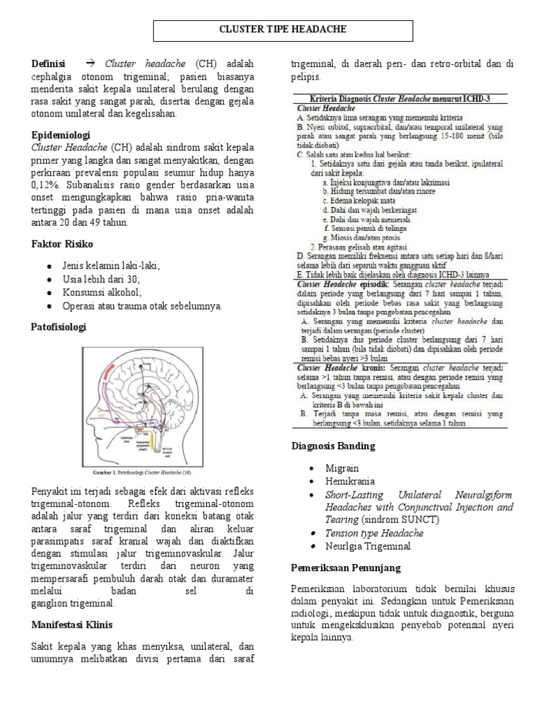 Asabill-Jurding Cluster Headache | PDF