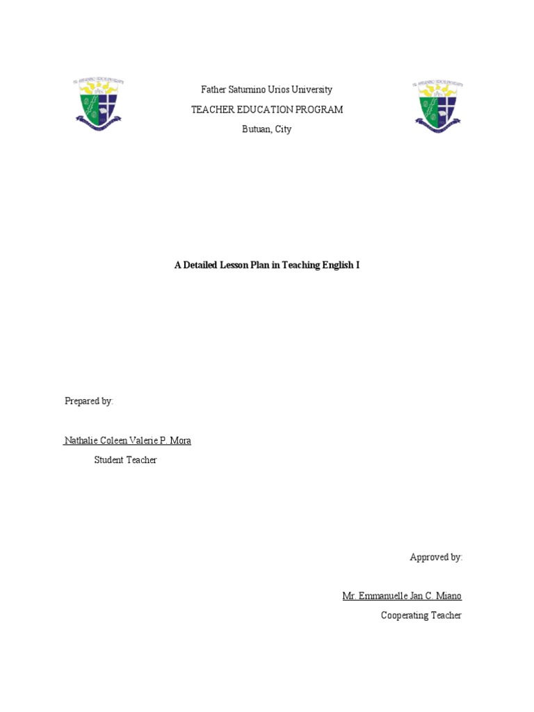 Project Proposal Lesson Plan | PDF | Essays | Understanding