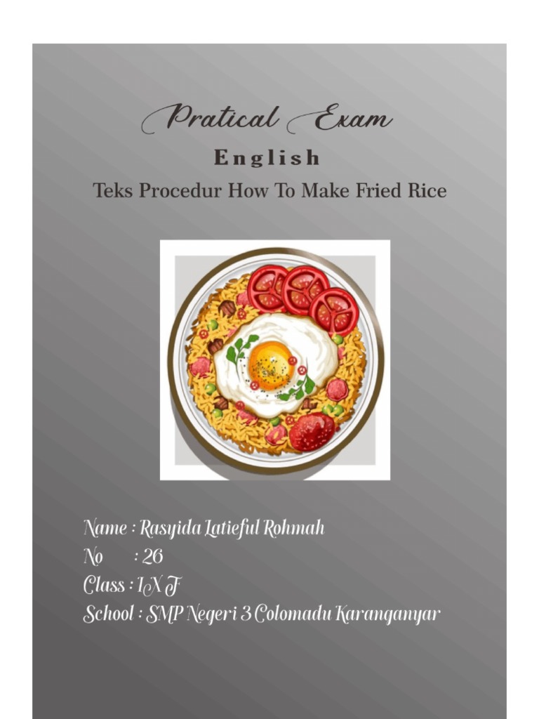 Ujian Praktek Bahasa Inggris | PDF