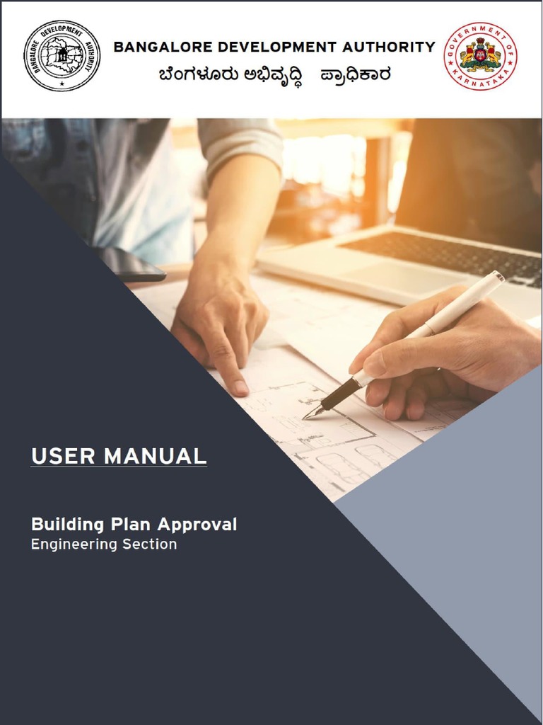 BDA UserManualBuildingPlanApproval | PDF | Deed | Bangalore