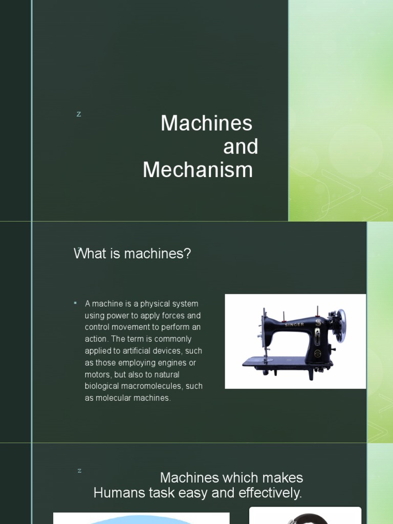 Machines and Mechanism | PDF