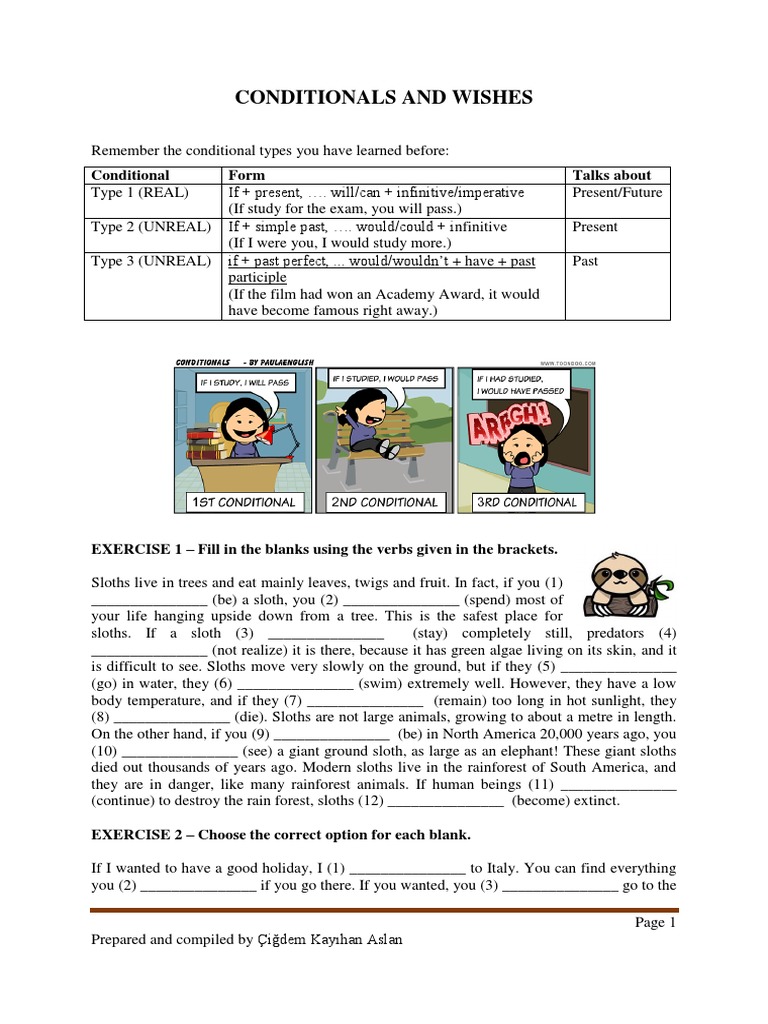 English Conditionals Guide | PDF | Foreign Language Studies