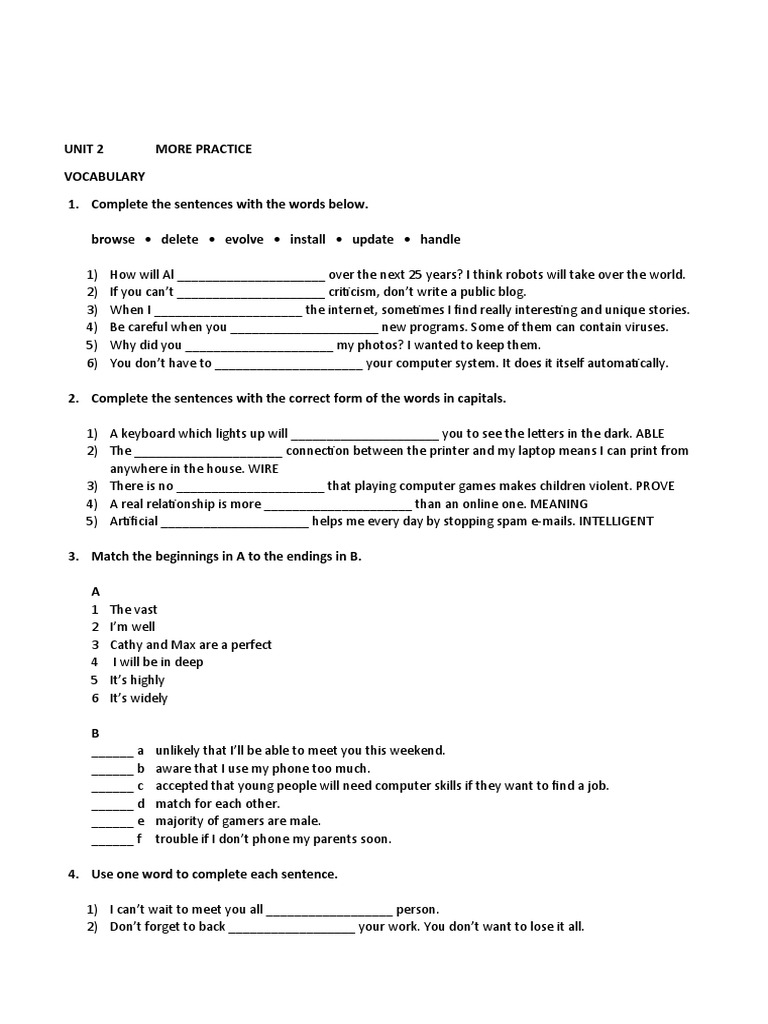 Unit 2 More Practice | Download Free PDF | Social Media | Popular Culture & Media Studies