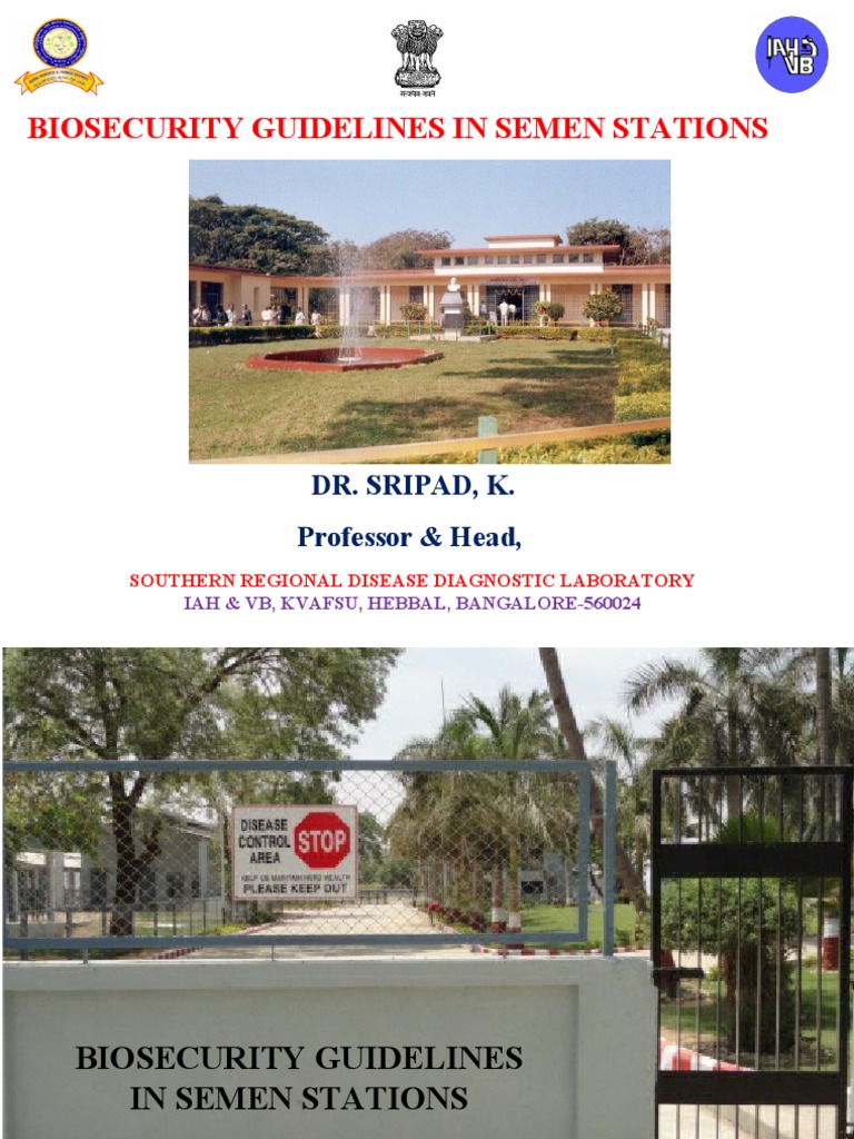 Biosecurity Guidelines in Semen Stations 17.1.23 (FINAL) | PDF | Waste ...