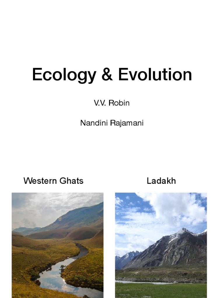 Iit Lectures 1 2 Pdf Ecology Biogeography