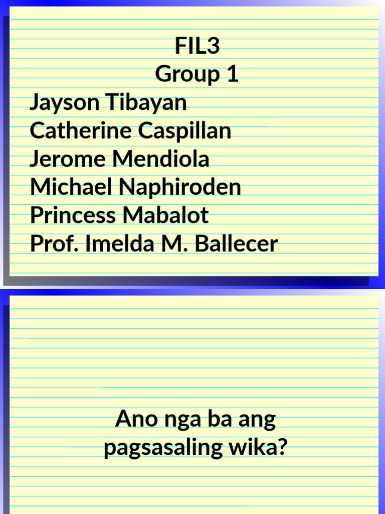 6 Ang Proseso NG Pagsasaling Wika | PDF