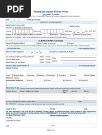 Nextcare Reimbursement Form | PDF | Patient | Medical Diagnosis