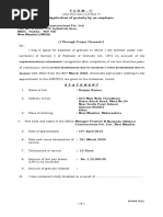 Gratuity Form-I | PDF | Gratuity | Justice