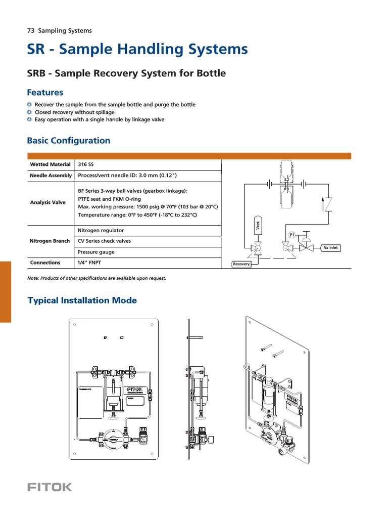 Automated Sample Recovery and Emptying Systems: Technical Documentation for the SR Sample ...