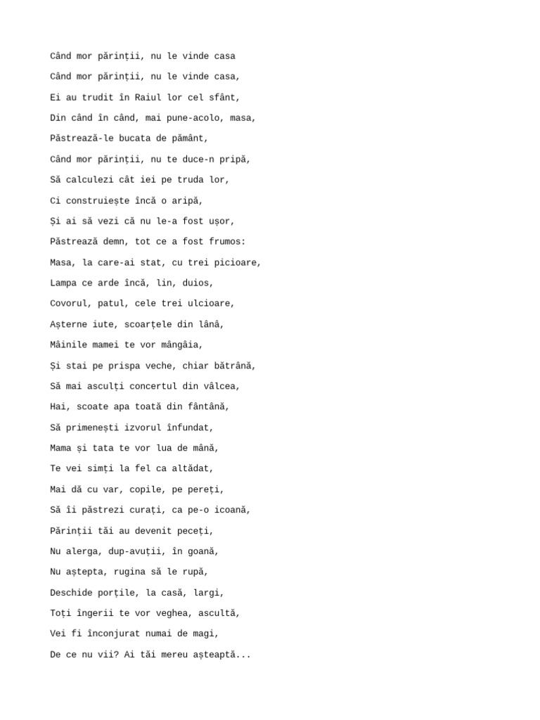 Când Mor Părinți | PDF