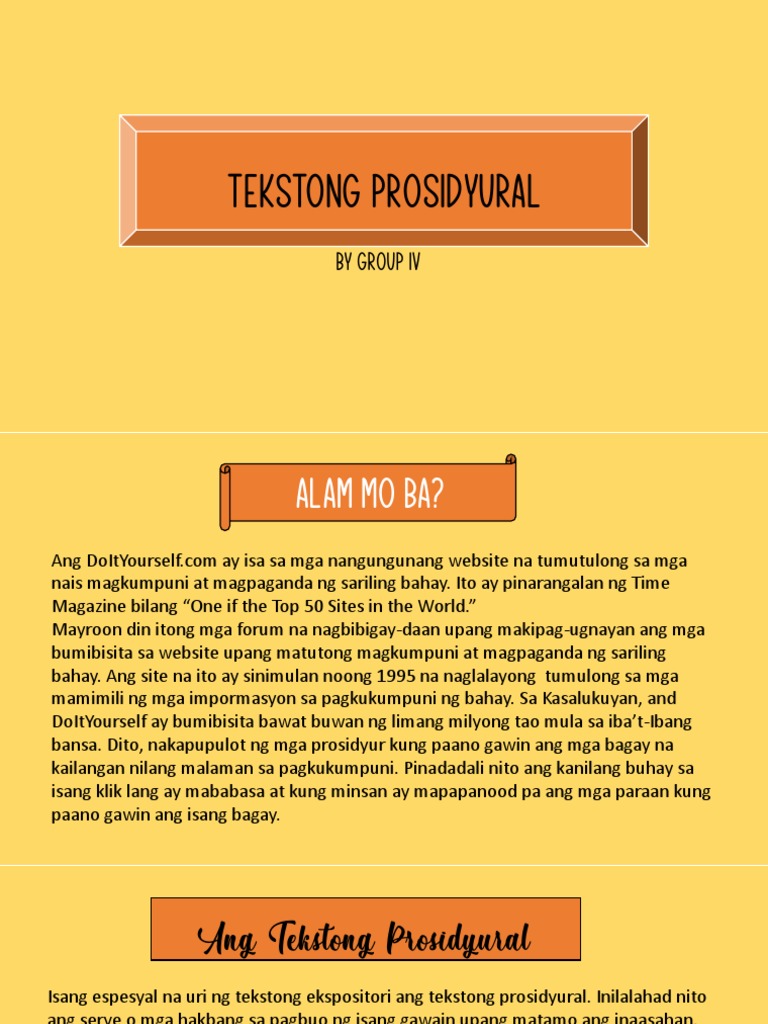 Tekstong Prosidyural Mary Grace Teffany Daneca | PDF