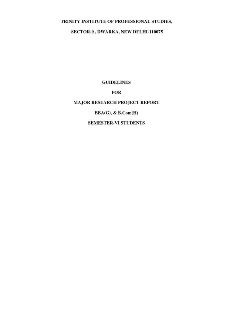 Trinity Institute of Professional Studies, Sector-9, Dwarka, New Delhi ...