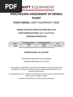 Standard Lift Plan Template | PDF | Crane (Machine) | Elevator