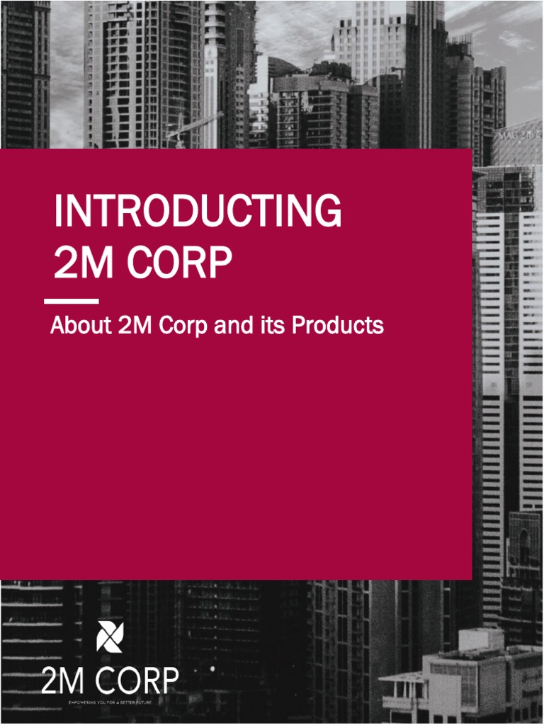 Introducing 2M Corp and Its Products | PDF | Data | Share Point