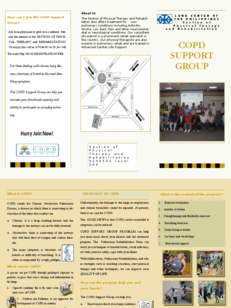 Support GRP Lungs Centre Copd - Brochure | PDF | Chronic Obstructive ...