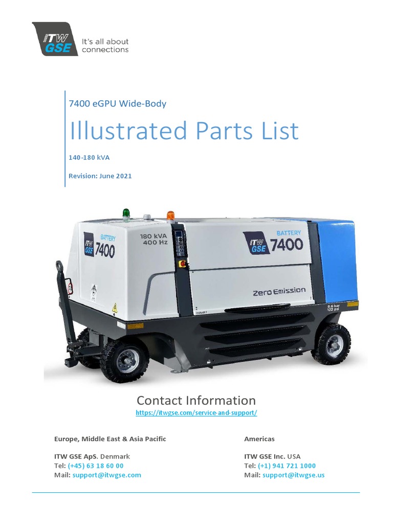 ITW GSE 7400 eGPU Parts List | PDF